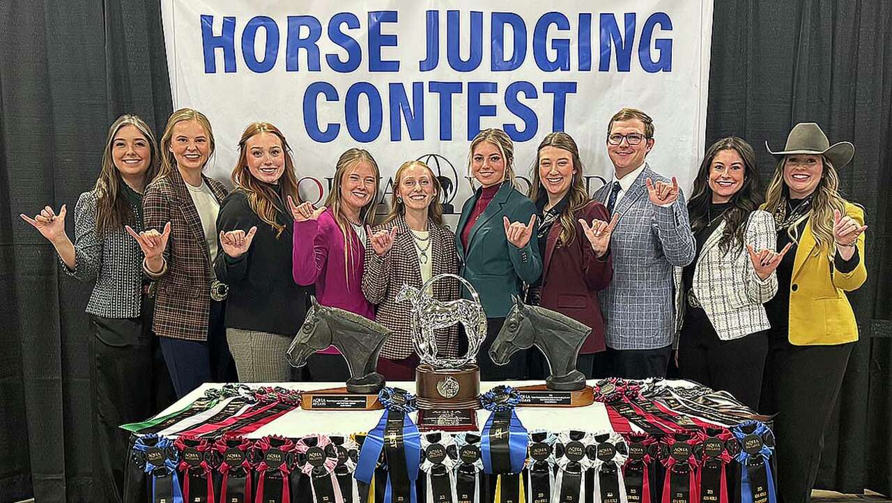 WT horse judging team finishes second at AQHA World Show