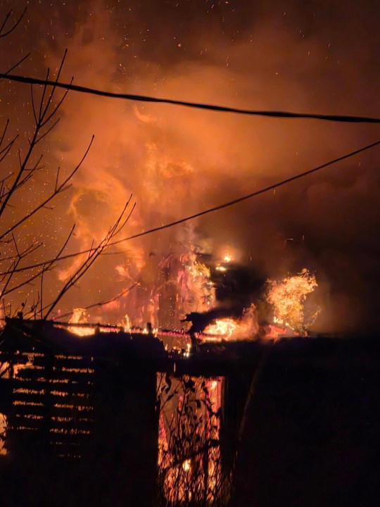 Photos: Abandoned Johnstown building catches fire