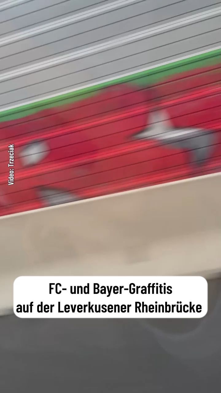 Leverkusener Brücke: Ultras liefern sich Schmier-Schlacht