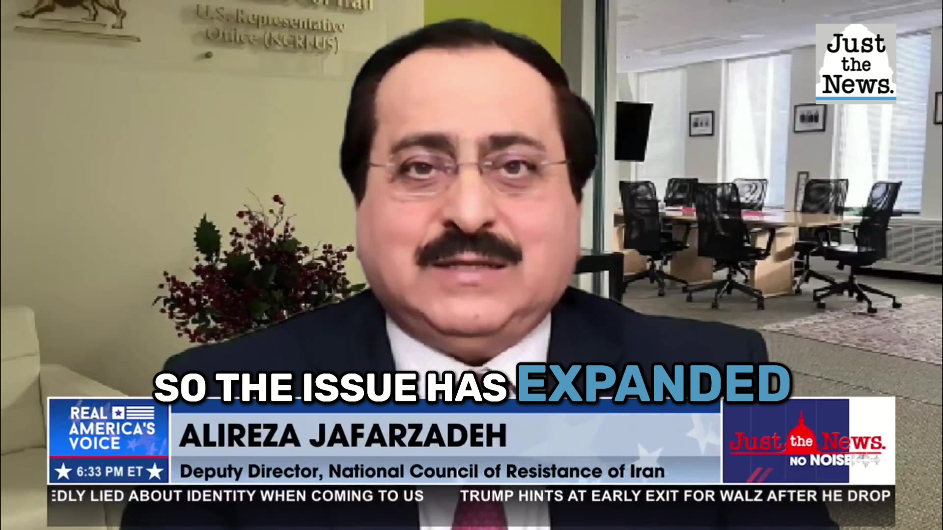 Alireza Jafarzadeh says Iranian protests threaeten Ayatollah regime