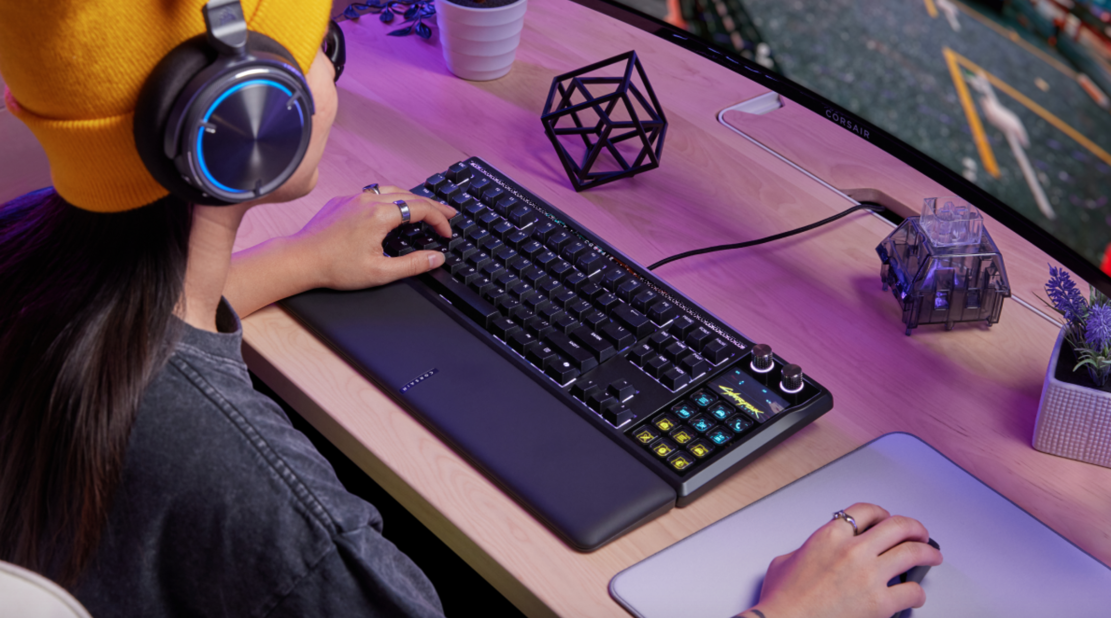 Corsair made a keyboard with a built-in Stream Deck