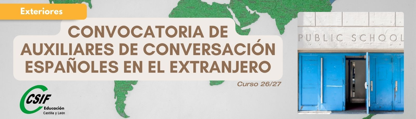 Convocatoria de auxiliares de conversación españoles en el extranjero