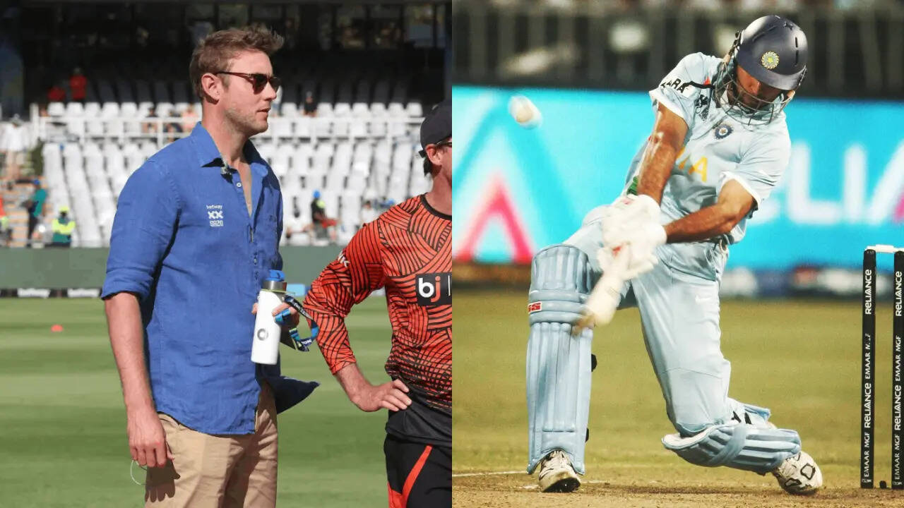Stuart Broad claims Yuvraj Singh's six sixes saved five years of his ...