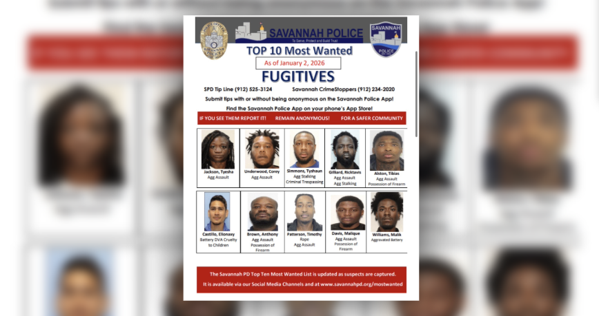 SPD releases first '10 Most Wanted' list of 2026