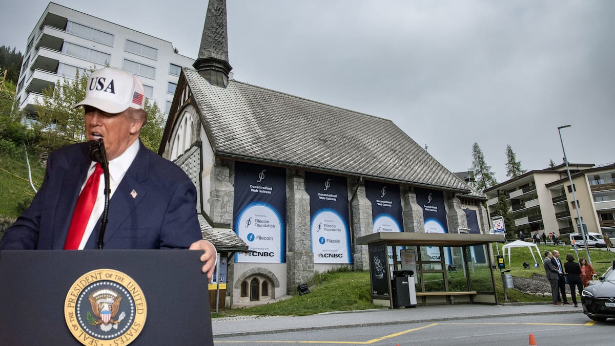 Dient Trump als Zentrale am WEF: Diese Kirche wird zum US-Hauptquartier ...