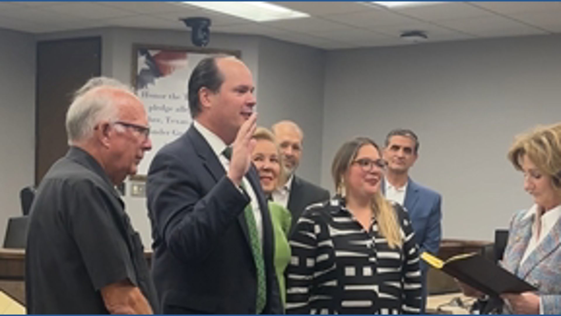 Michael Hunter sworn in at the Port of Corpus Christi
