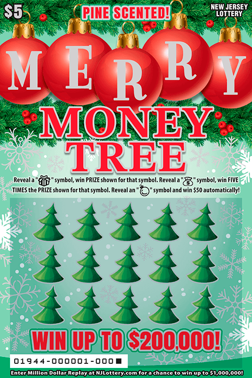 2 NJ lottery players win big with Merry Money Tree scratch-off game