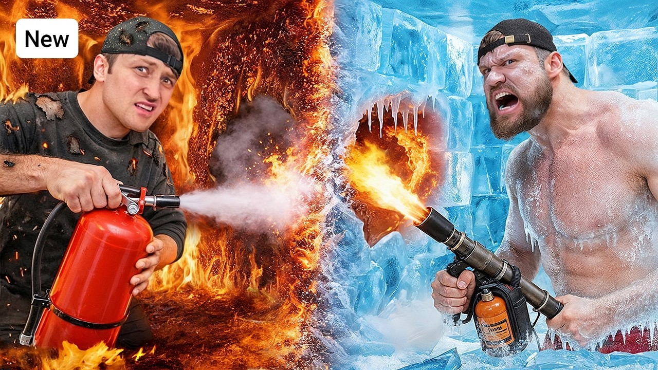 100 layers of fire vs 100 layers of ice: Who wins?