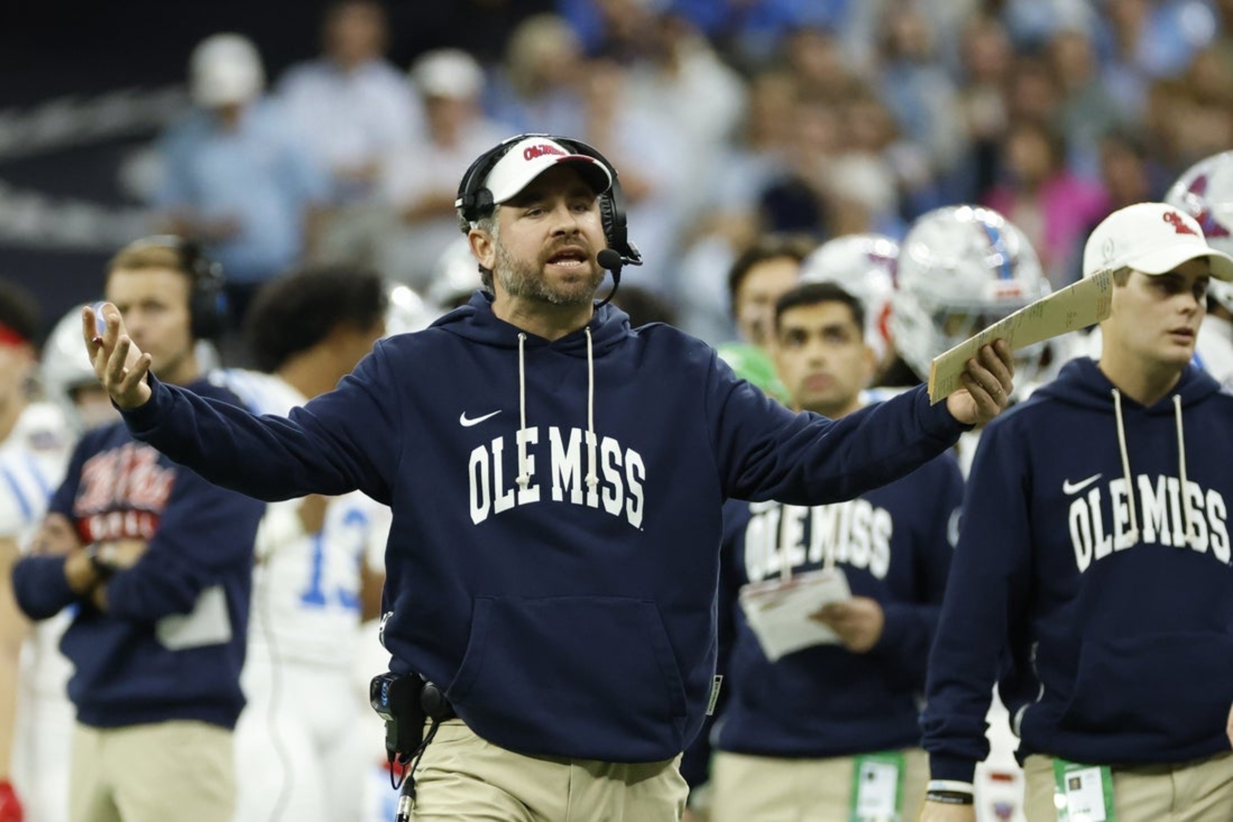 Ole Miss to have LSU coaches on staff for Fiesta Bowl