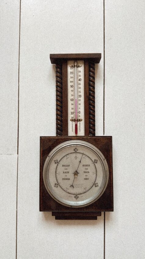 Vintage weather barometer