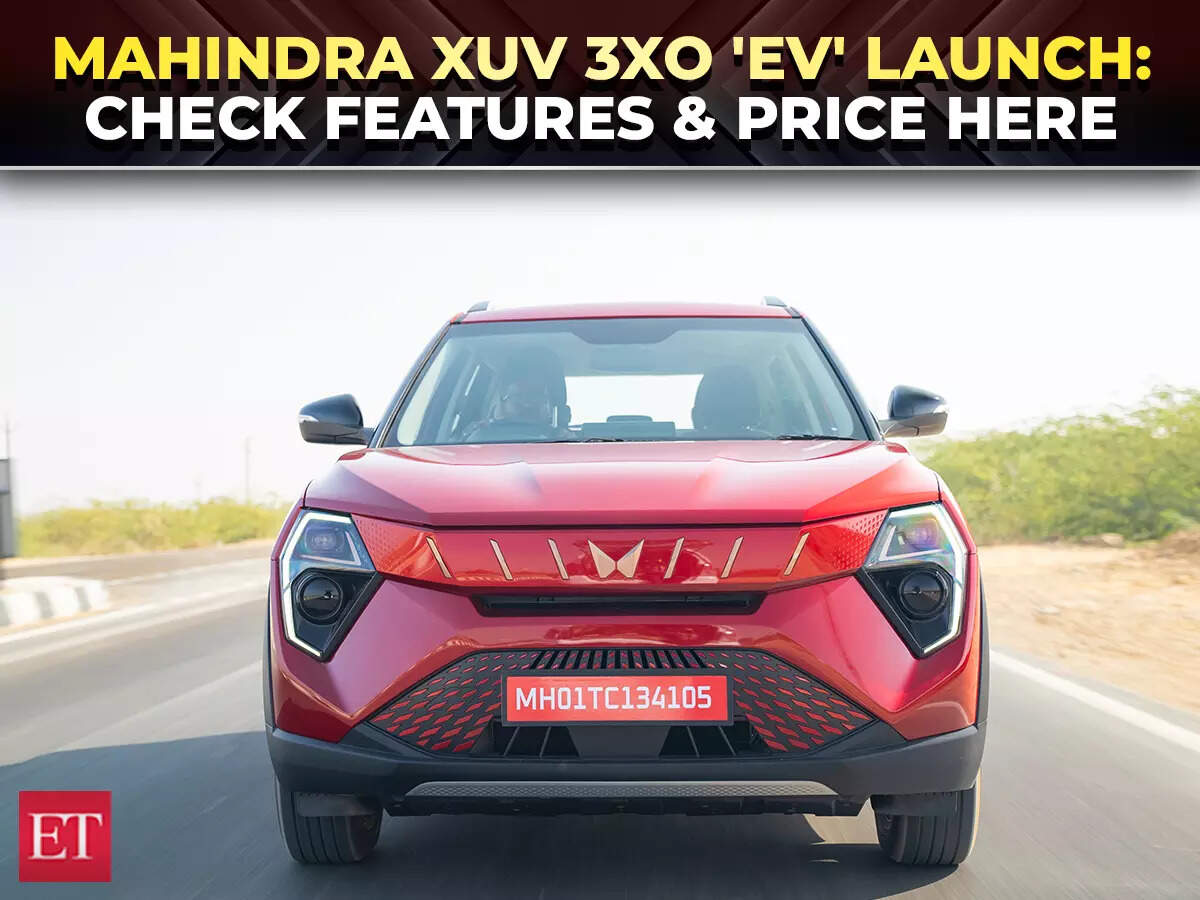 Mahindra unveils 'Electric XUV 3XO' with level 2 ADAS & premium ...