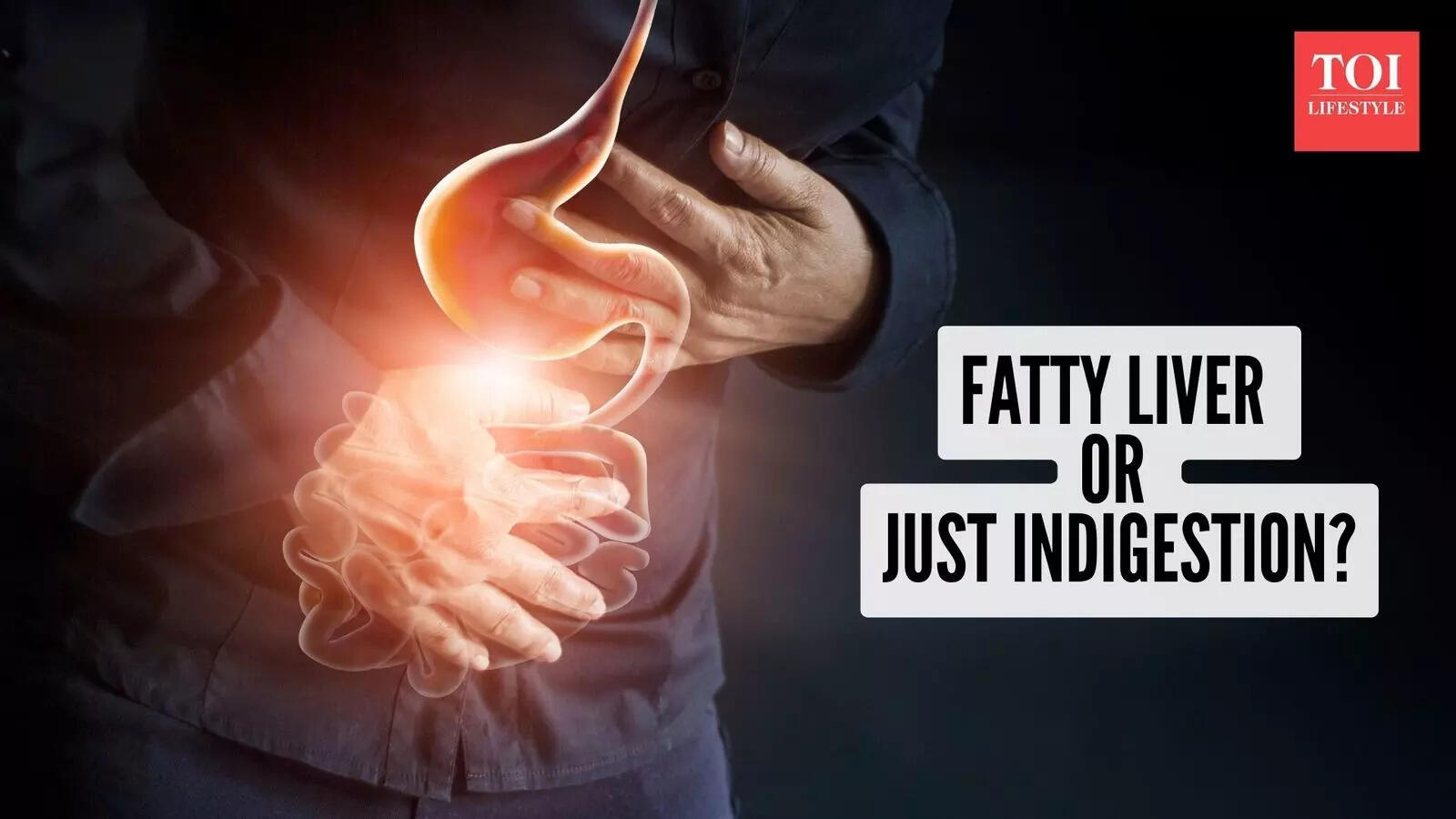 Fatty liver symptoms that are mistaken for an upset stomach