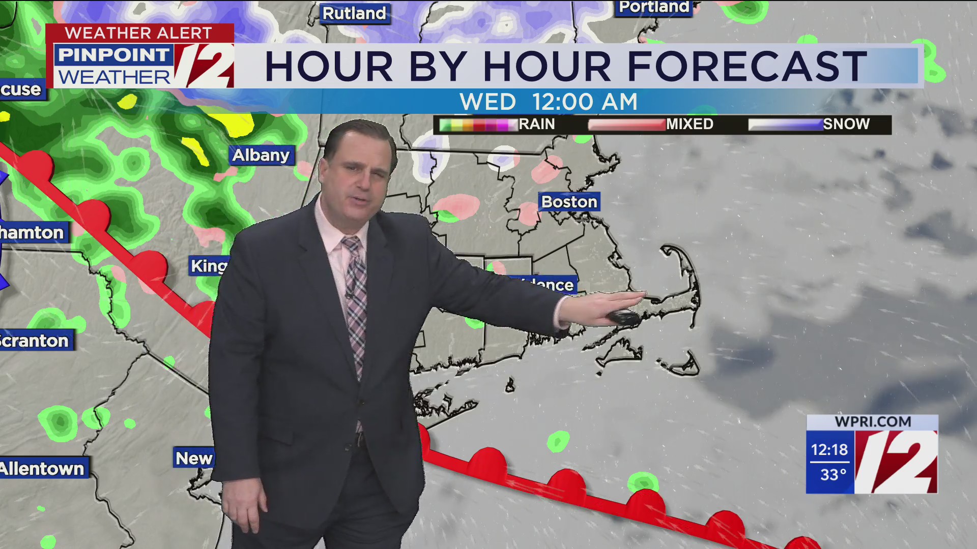 WPRI 12 weather forecast for 1/6/26: Light icing possible tonight