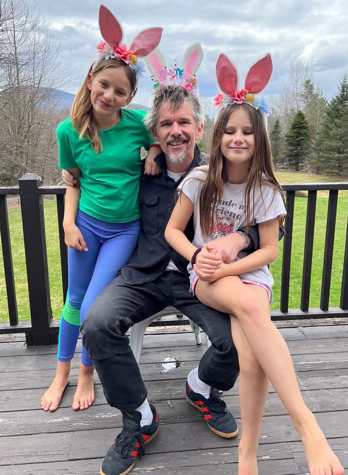 Ethan Hawke admits his daughters find it more difficult having 'famous ...