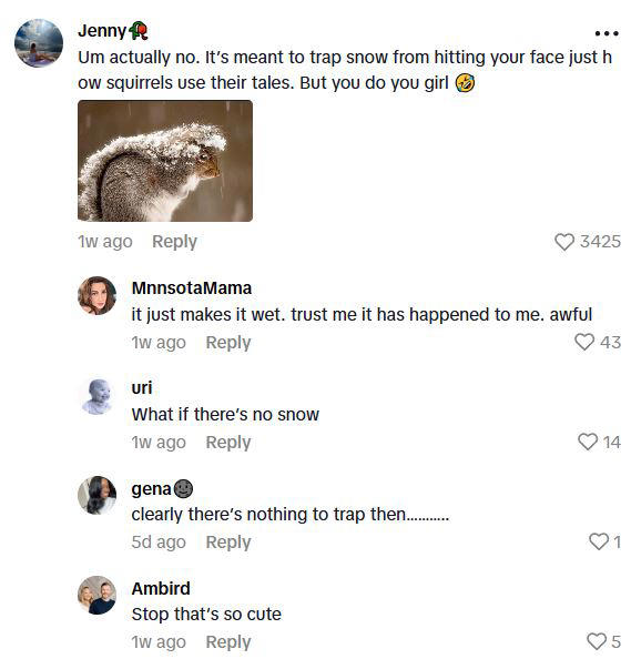 Coats with the fur around the hood look great, but one influencer is ...