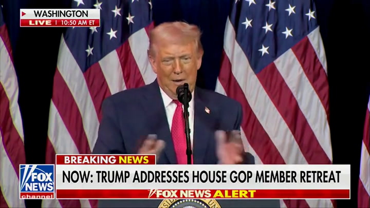 Trump, 79, debuts apparent pink hair at Kennedy Center