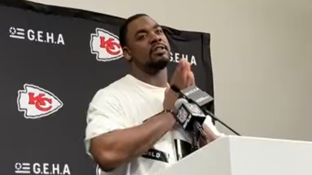 Kansas City Chiefs defensive star Chris Jones discusses Travis Kelce's ...