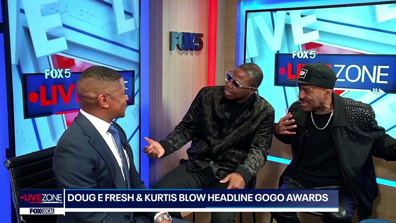 Doug E Fresh, Kurtis Blow perform on FOX 5 DC