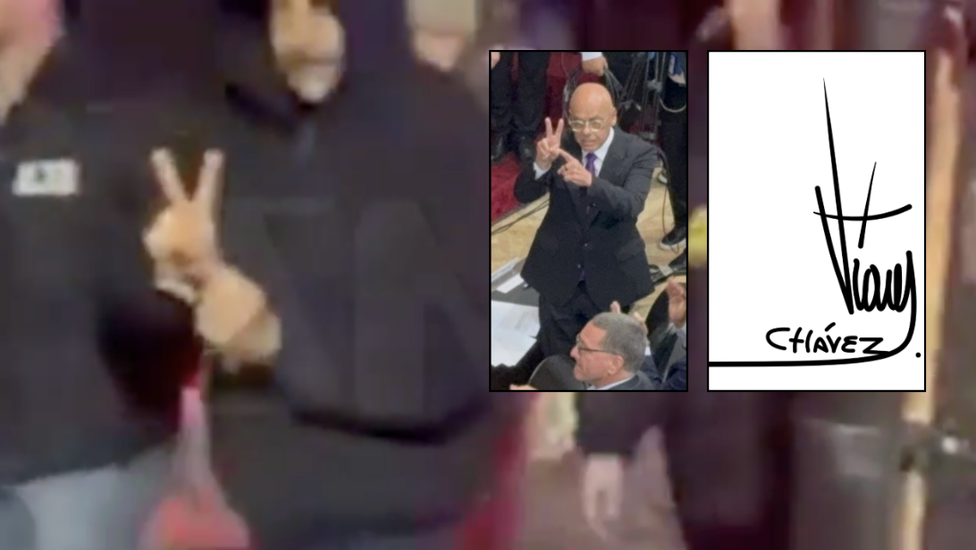 O que significa gesto que Maduro fez ao ser sequestrado?