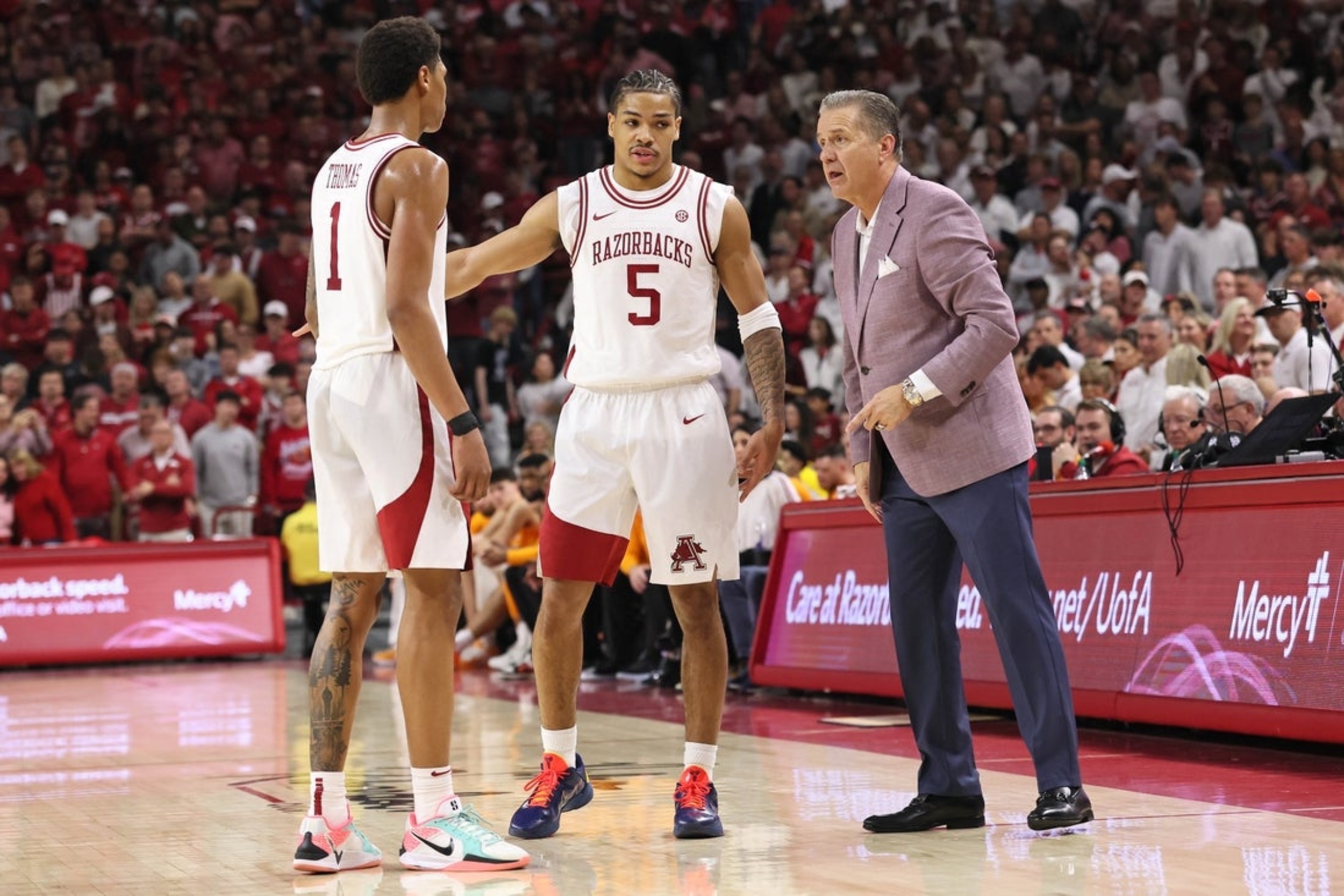 No. 18 Arkansas heads to Ole Miss on road not recently traveled