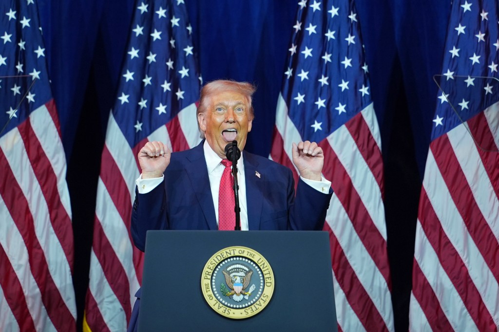 Trump imitates trans weightlifter breezing through reps: 'It's crazy'