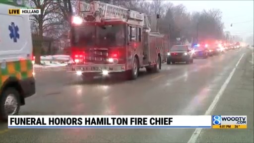 Funeral honors Hamilton fire chief who died in the line of duty
