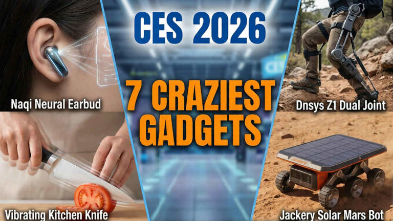 From vibrating knives to exoskeletons: 7 of the craziest gadgets at CES ...