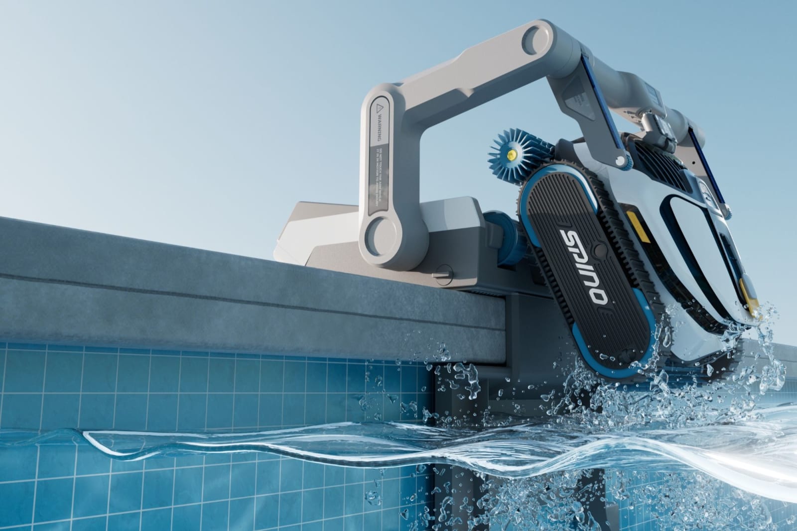 Mammotion’s Spino S1 Pro robotic pool cleaner lifts itself out of the water