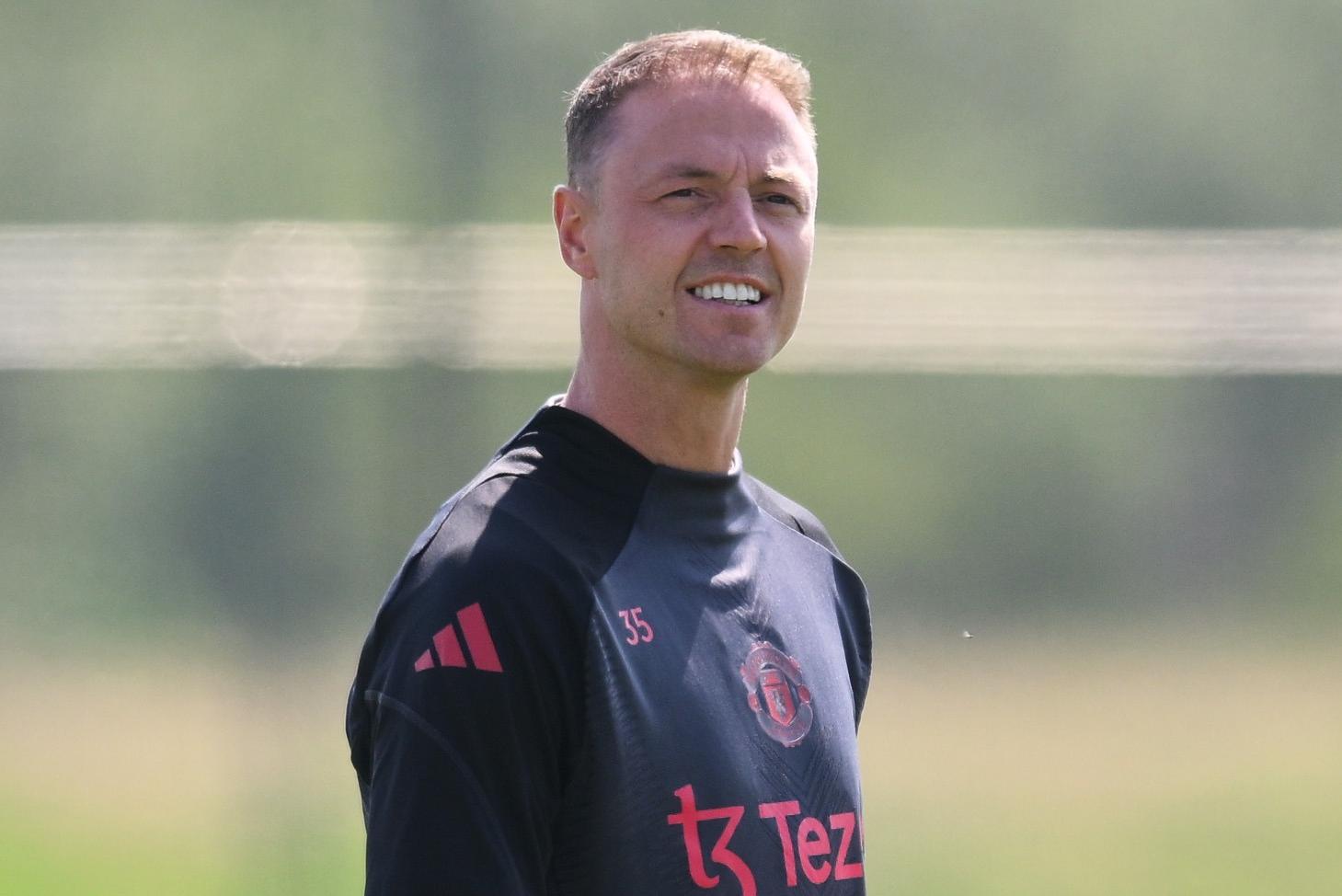 'Familiar face' Jonny Evans back at Manchester United as interim head ...