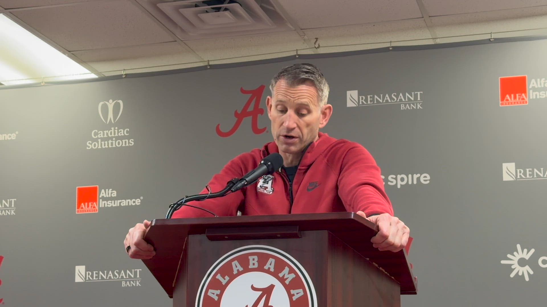 Alabama head coach Nate Oats on Vanderbilt's Duke Miles and Tyler Tanner