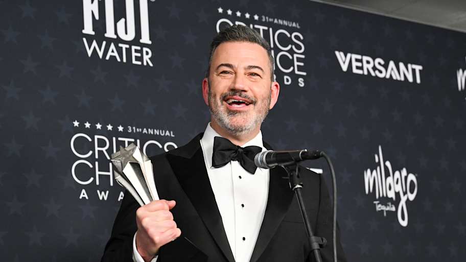 Jimmy Kimmel thanks Donald Trump during Critics' Choice Awards speech