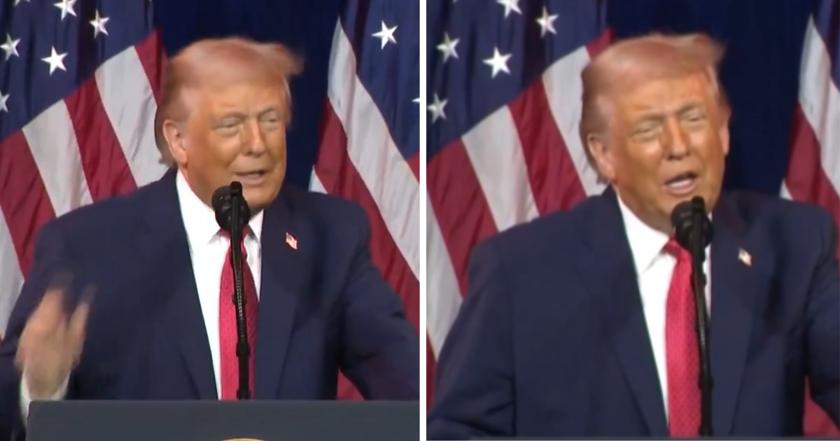 50 shades of orange – Trump's extra bronze make-up and bad hair day ...