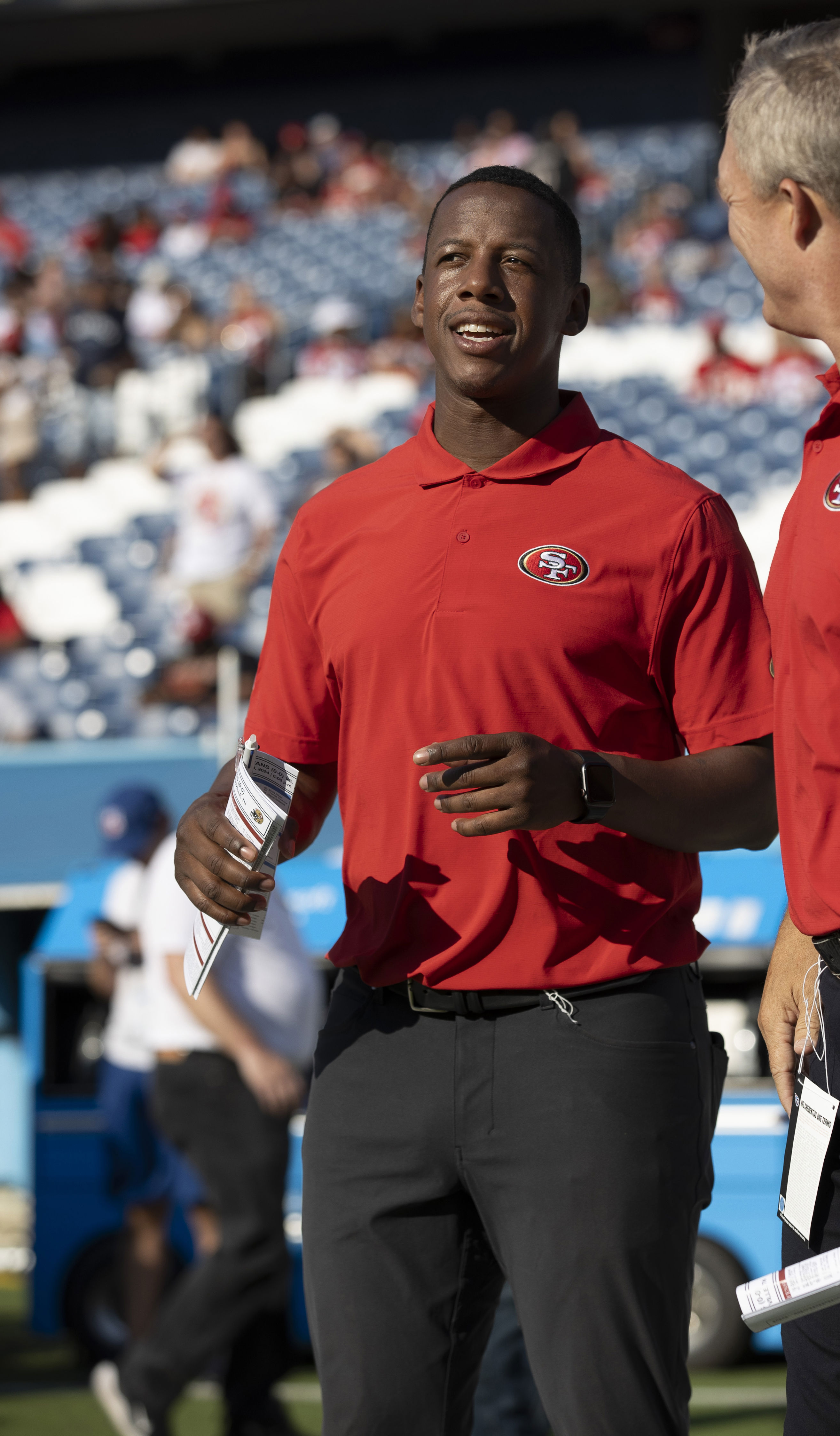 Falcons request president of football interview with 49ers director of ...