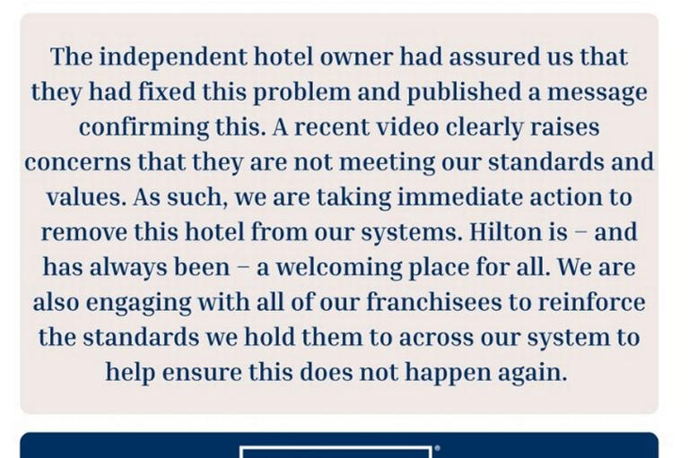Hilton Hotels caves to Trump after 'maliciously' canceling room ...