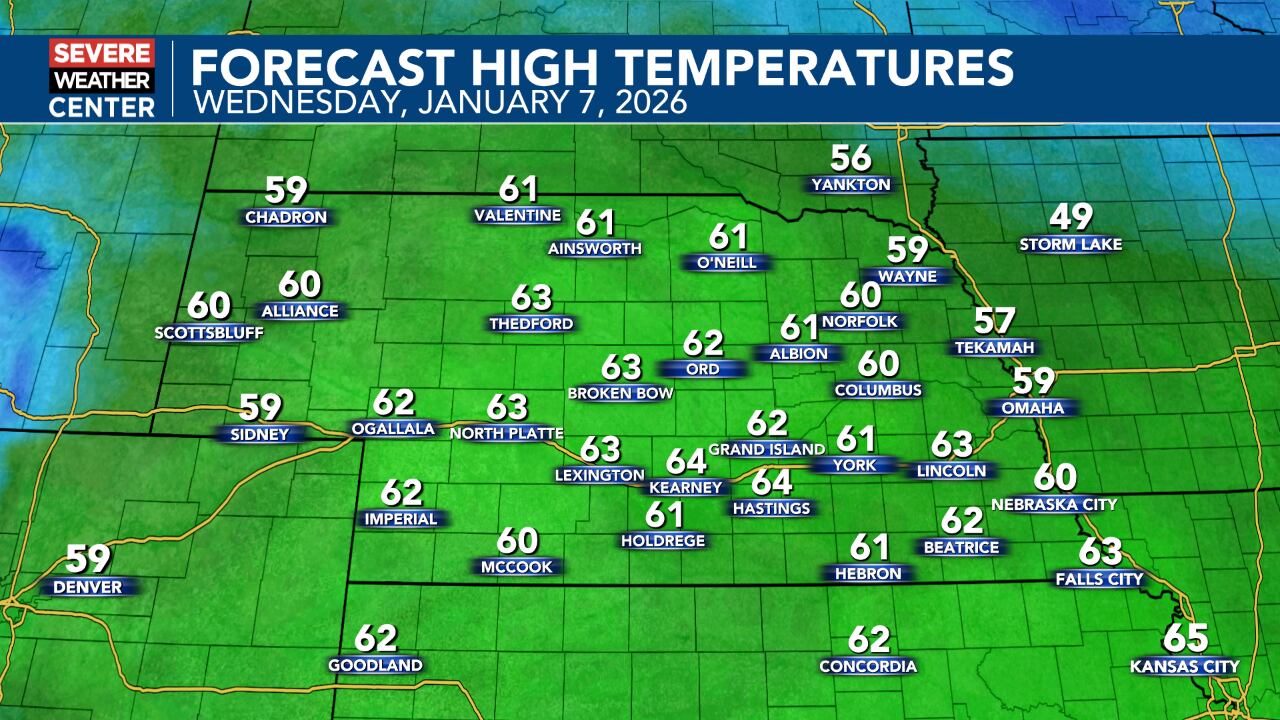 Near-record warmth Wednesday gives way to rain and snow