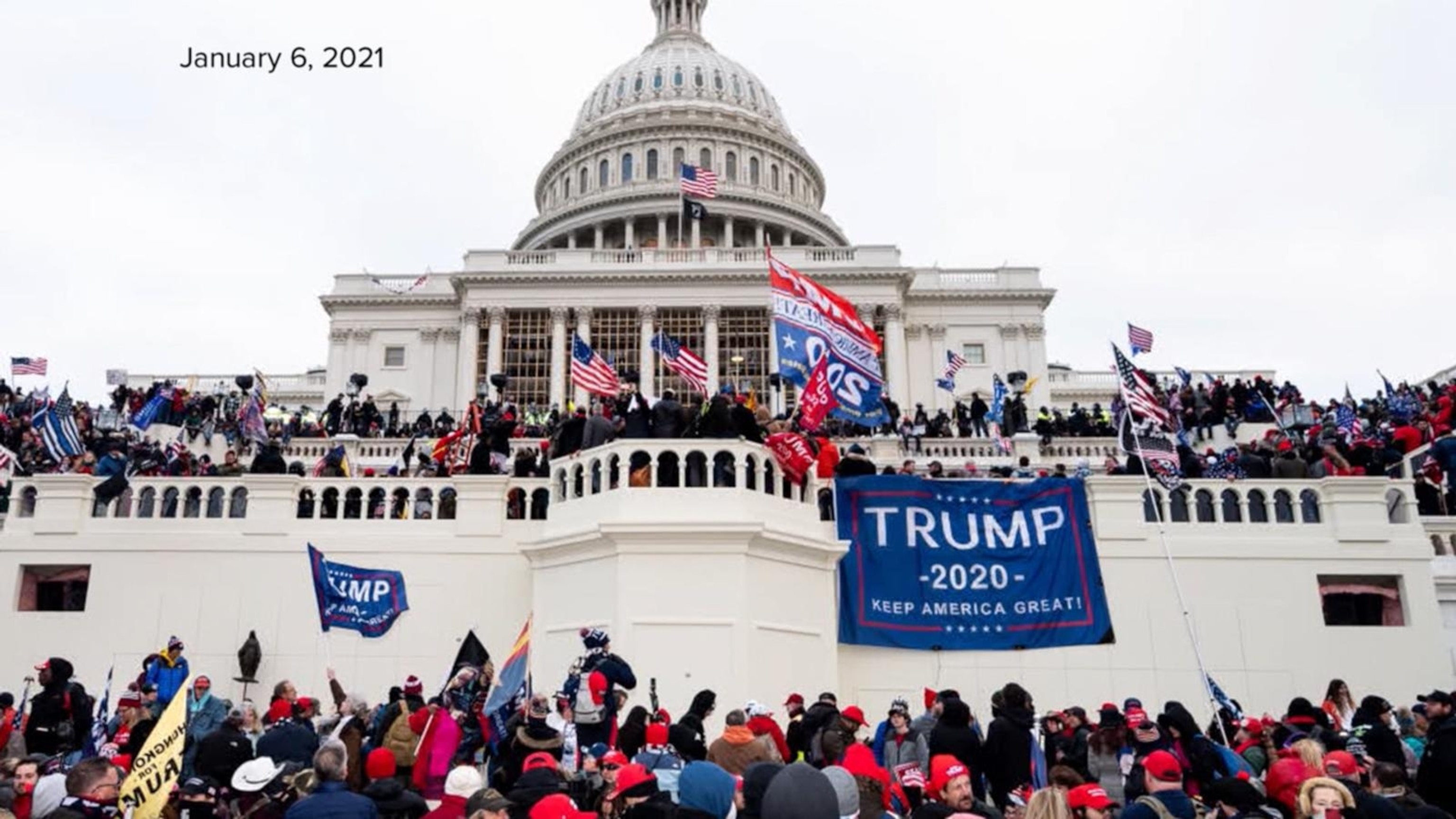 White House website calls Capitol rioters "peaceful protesters"