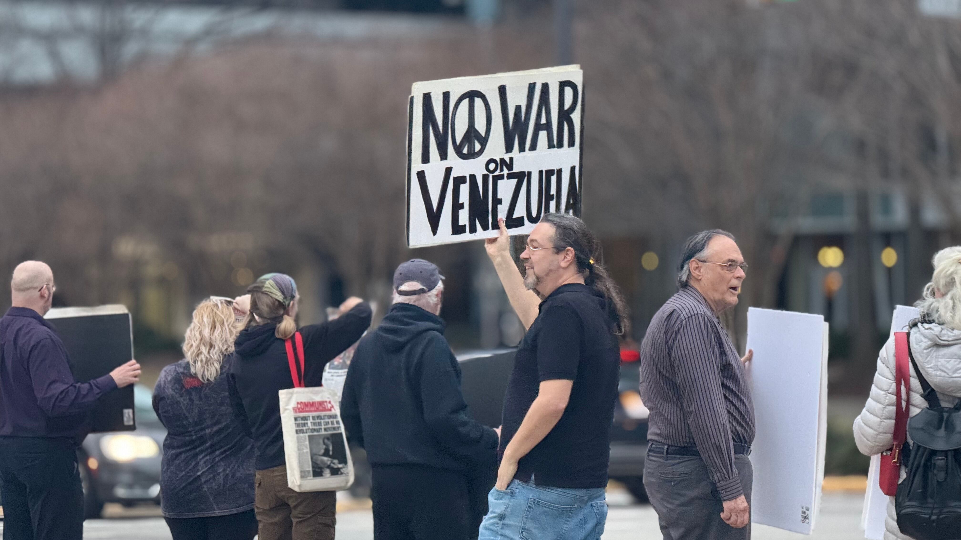 'No War on Venezuela' protest held at SC State House