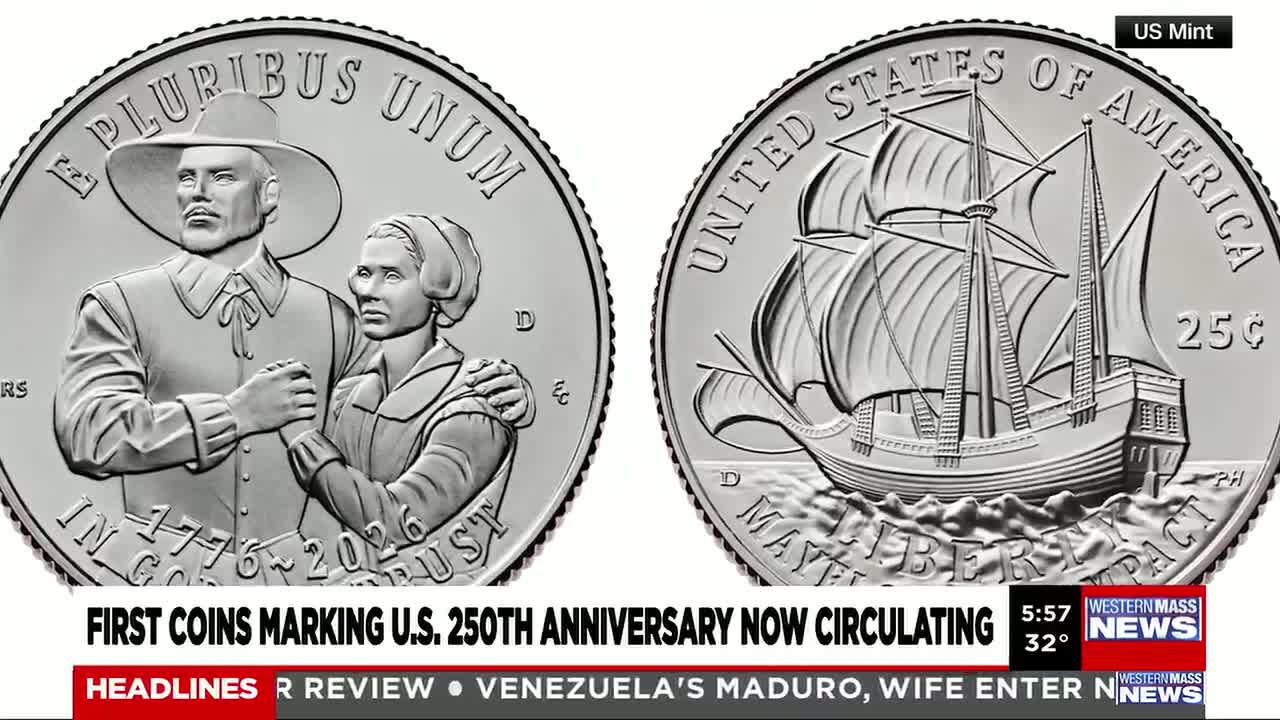 First coins marking the United States 250th anniversary now circulating