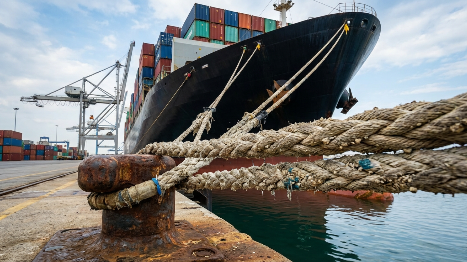 Why massive ships still rely on mooring ropes, how lines fail, snapback ...