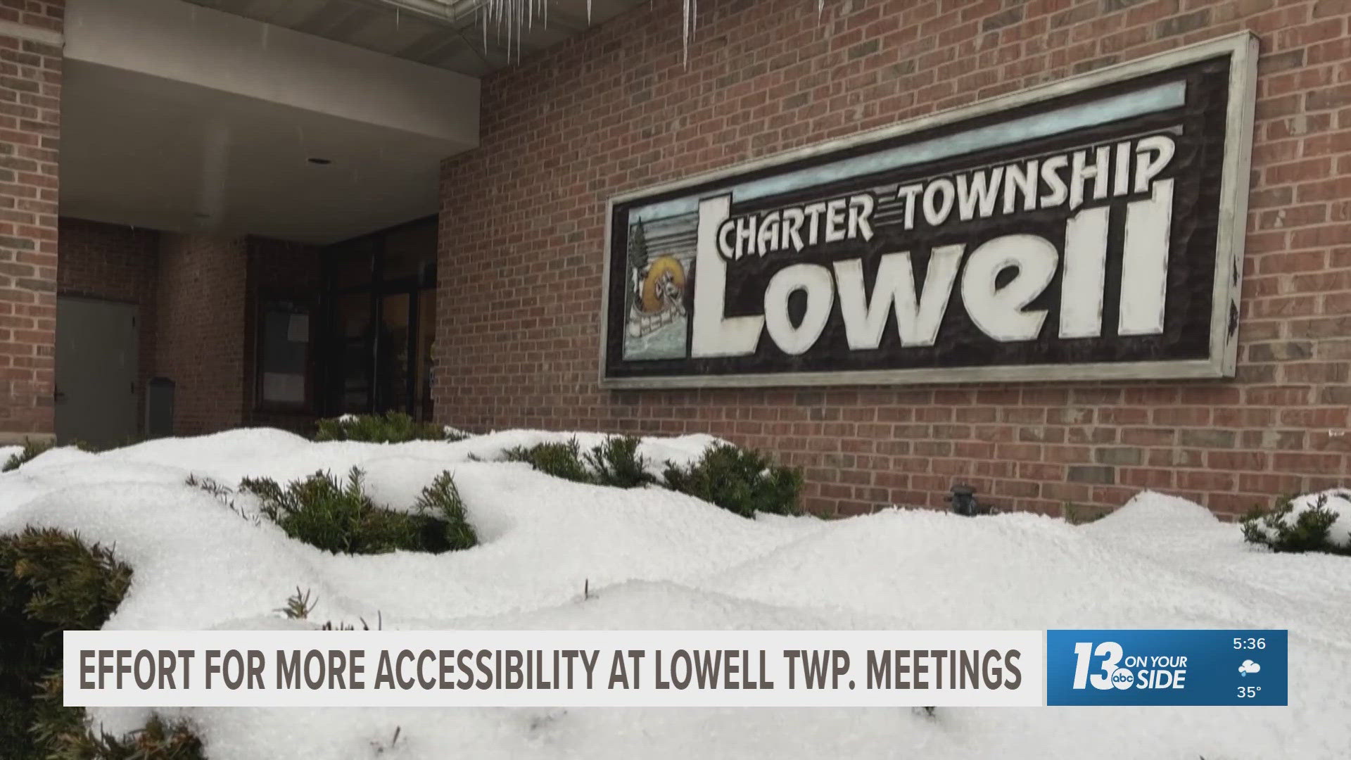 Local advocate pushing for more accessibility at Lowell Township meetings