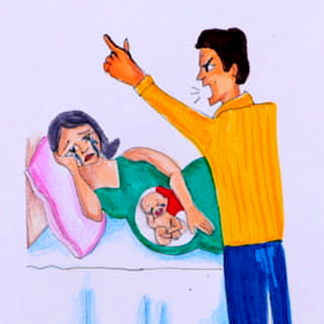 A mother’s pain and a baby's tears 😭