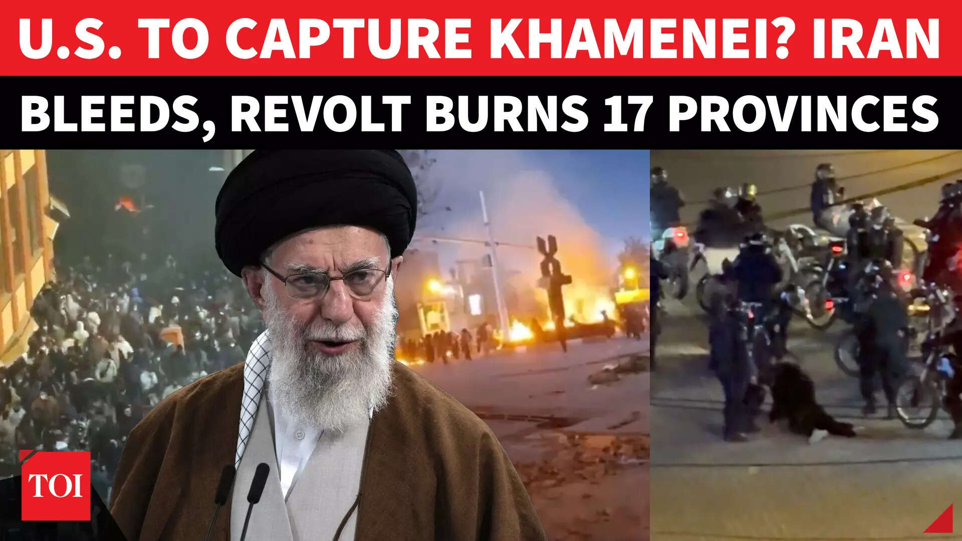 Blood on Iran streets as 'deadliest protests' hit Khamenei regime; 17 ...