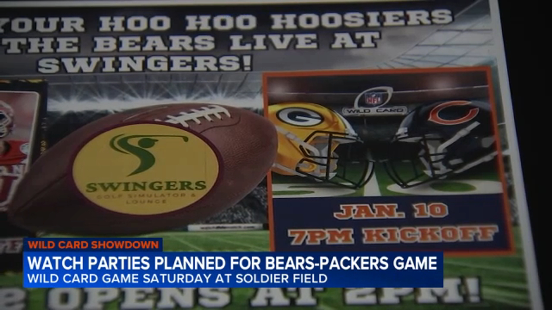 Watch parties planned in Chicago area, NW Indiana for Bears-Packers ...
