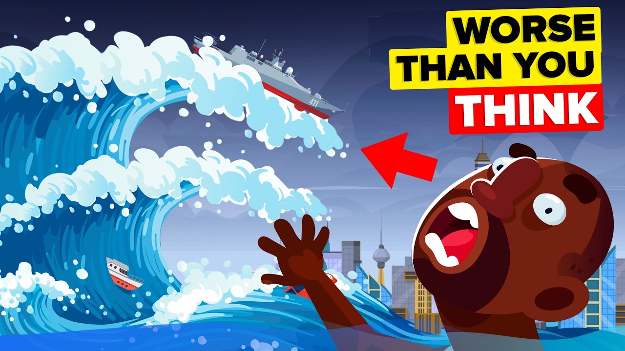 What a Richter 10 scale earthquake really looks like