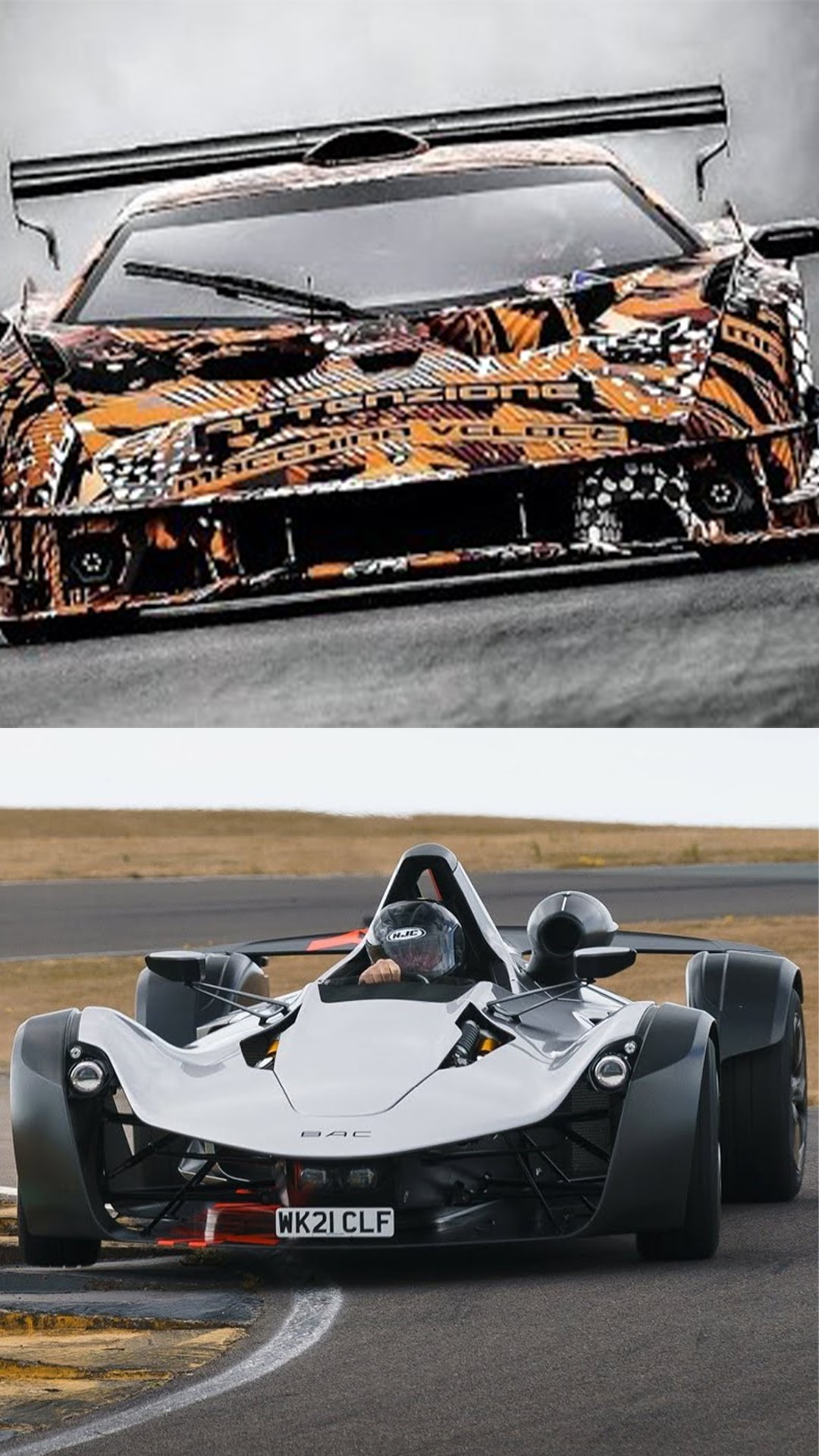 Lamborghini Essenza SCV12 v/s BAC Mono R