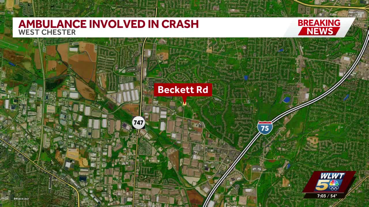 Police: 2 hospitalized after crash involving ambulance in West Chester