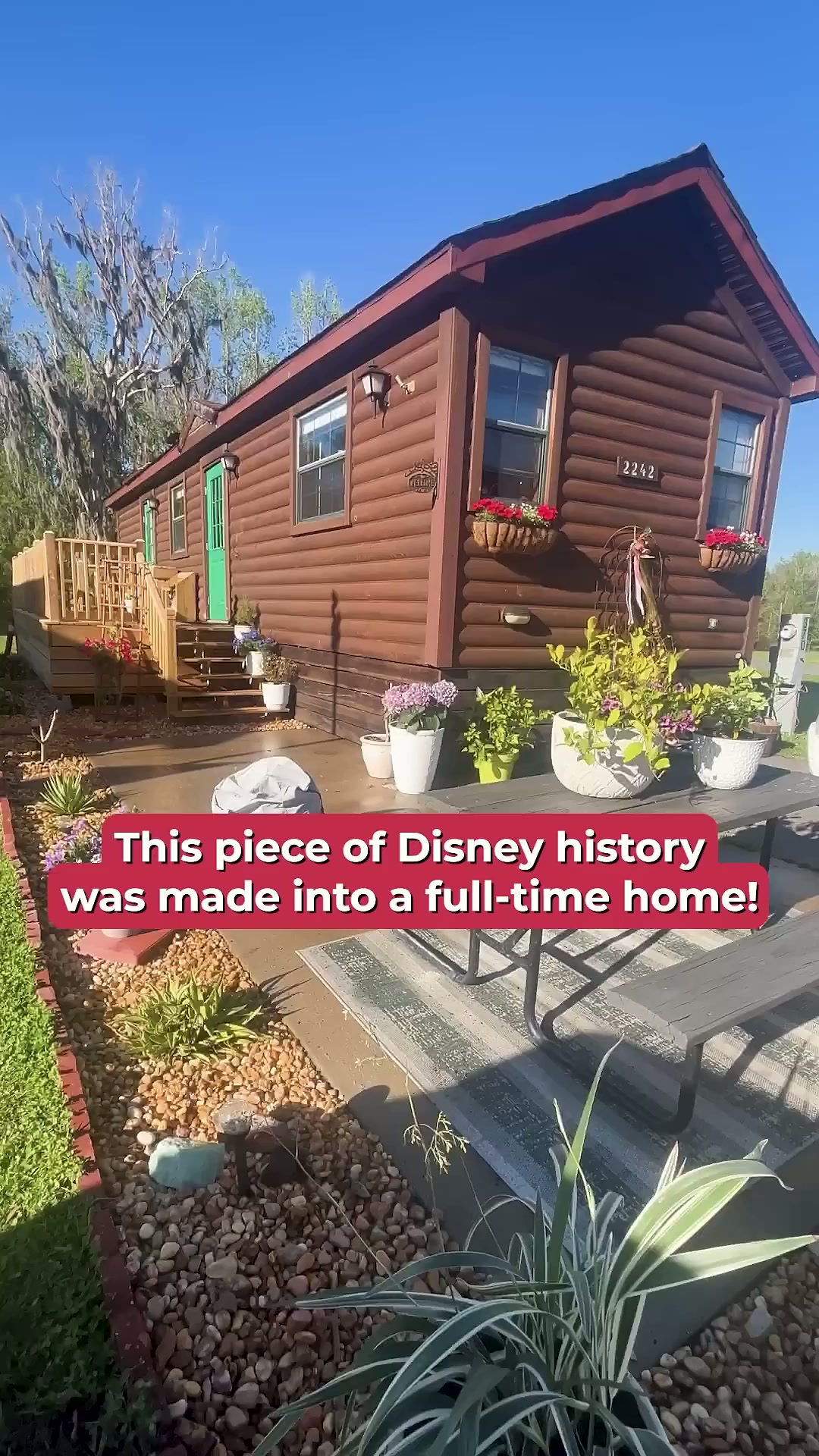 Exploring a rustic Disney cabin in the woods