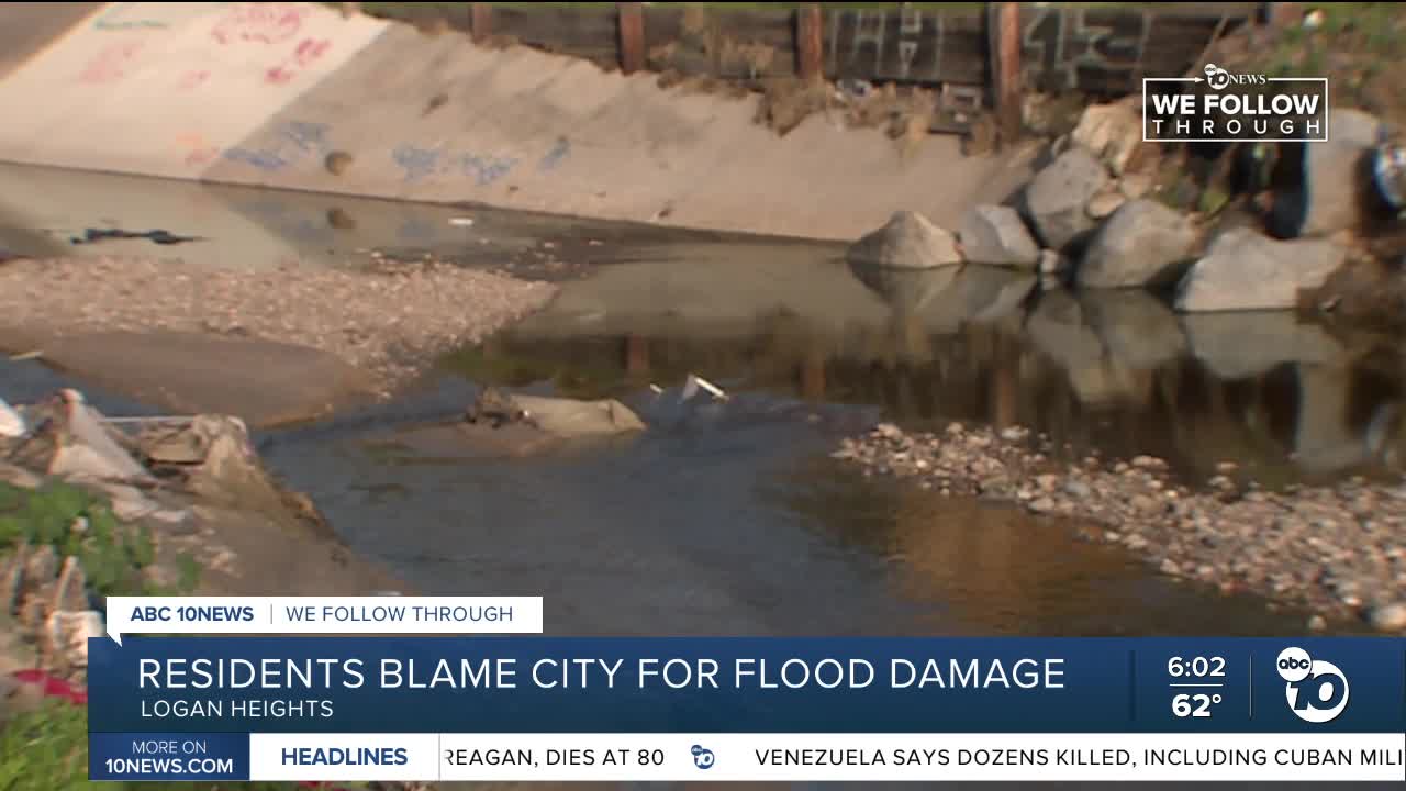 Logan Heights residents call on city to clean debris from Chollas Creek