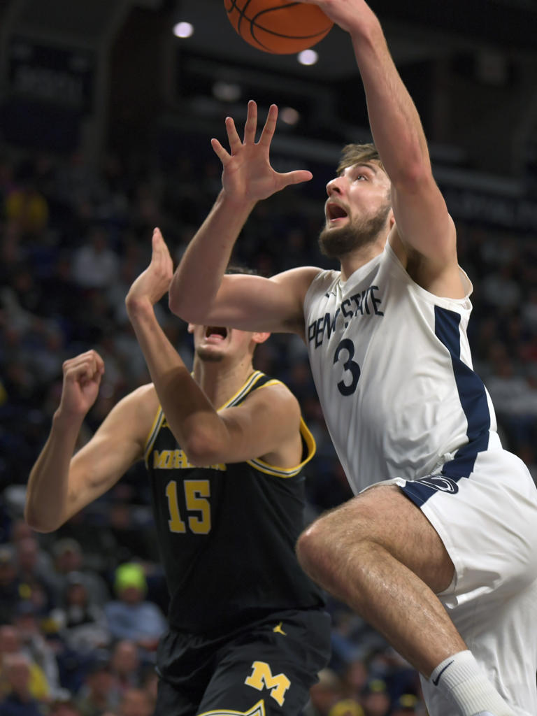 Cason leads No. 2 Michigan to 74-72 win over Penn State
