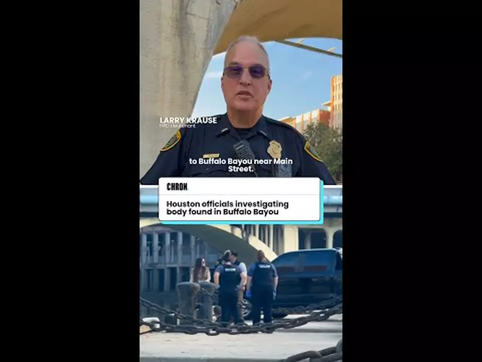 HPD briefs reporters after body found in Buffalo Bayou